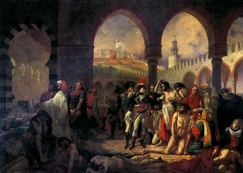 GRO ANTOINE JEAN Bonaparte Visits The Plague Hospital In Jaffa March GRO ANTOINE JEAN Bonaparte Visits The Plague Hospital In Jaffa March